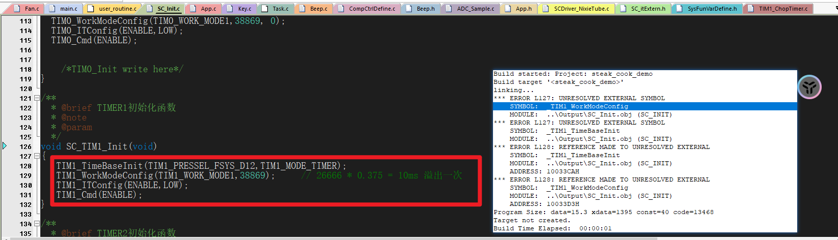 ERROR L127: UNRESOLVED EXTERNAL SYMBOL-CSDN博客