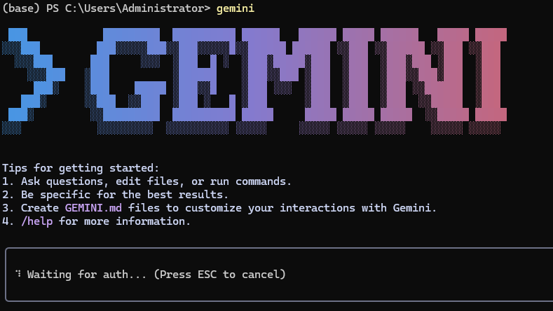 Google Gemini Cli 使用配置_gemmi cli-CSDN博客