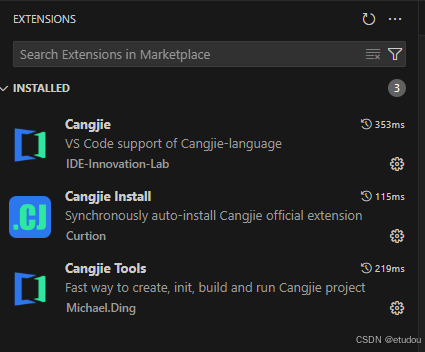 vscode环境中仓颉代码高亮起来的设置_vscode cangjie-CSDN博客