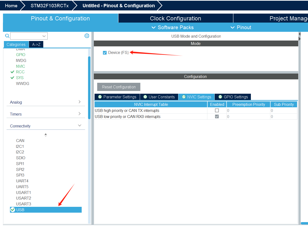 STM32CubeMx生成USB调试_stm32f103c8t6usb协议基于cubemx调试-CSDN博客