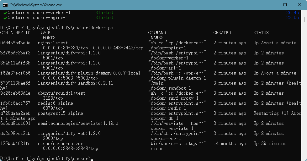 dify学习笔记_dify [error]init environment failed: failed to cre-CSDN博客