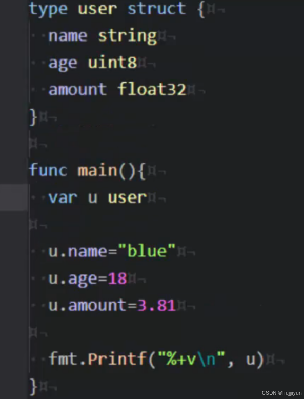 Golang Struct结构体golang Var 声明 Struct Csdn博客