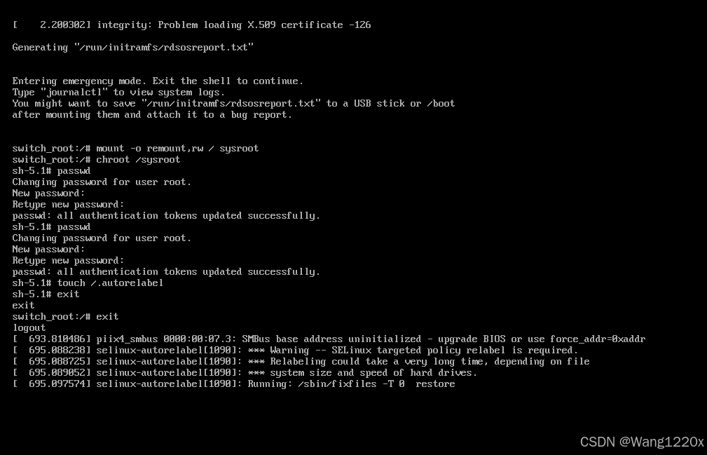 重置root密码_sboot fospasswdreset-CSDN博客