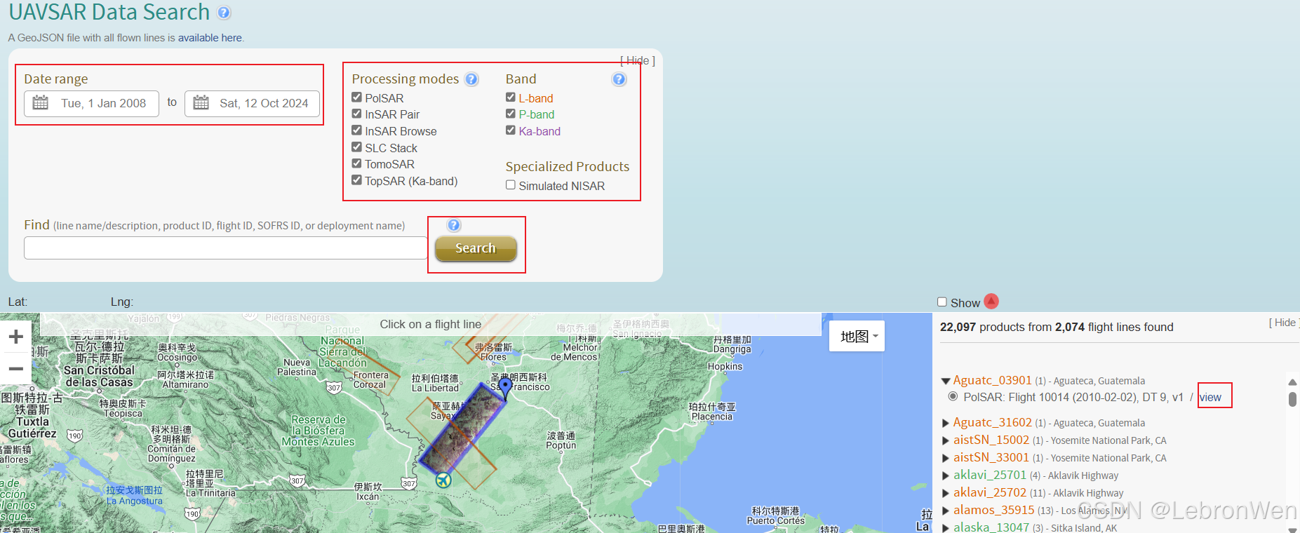 下载UAVSAR数据-CSDN博客