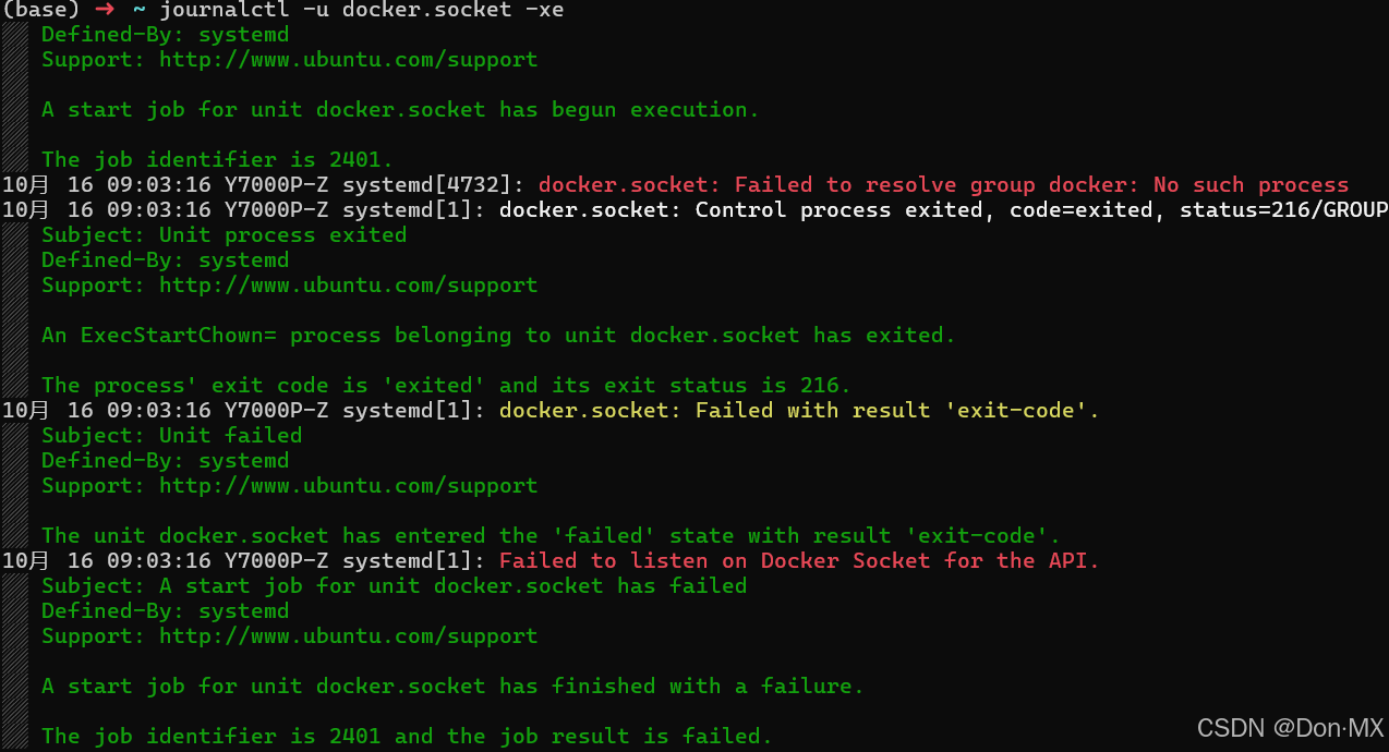 docker启动报A dependency job for docker.service failed.-CSDN博客