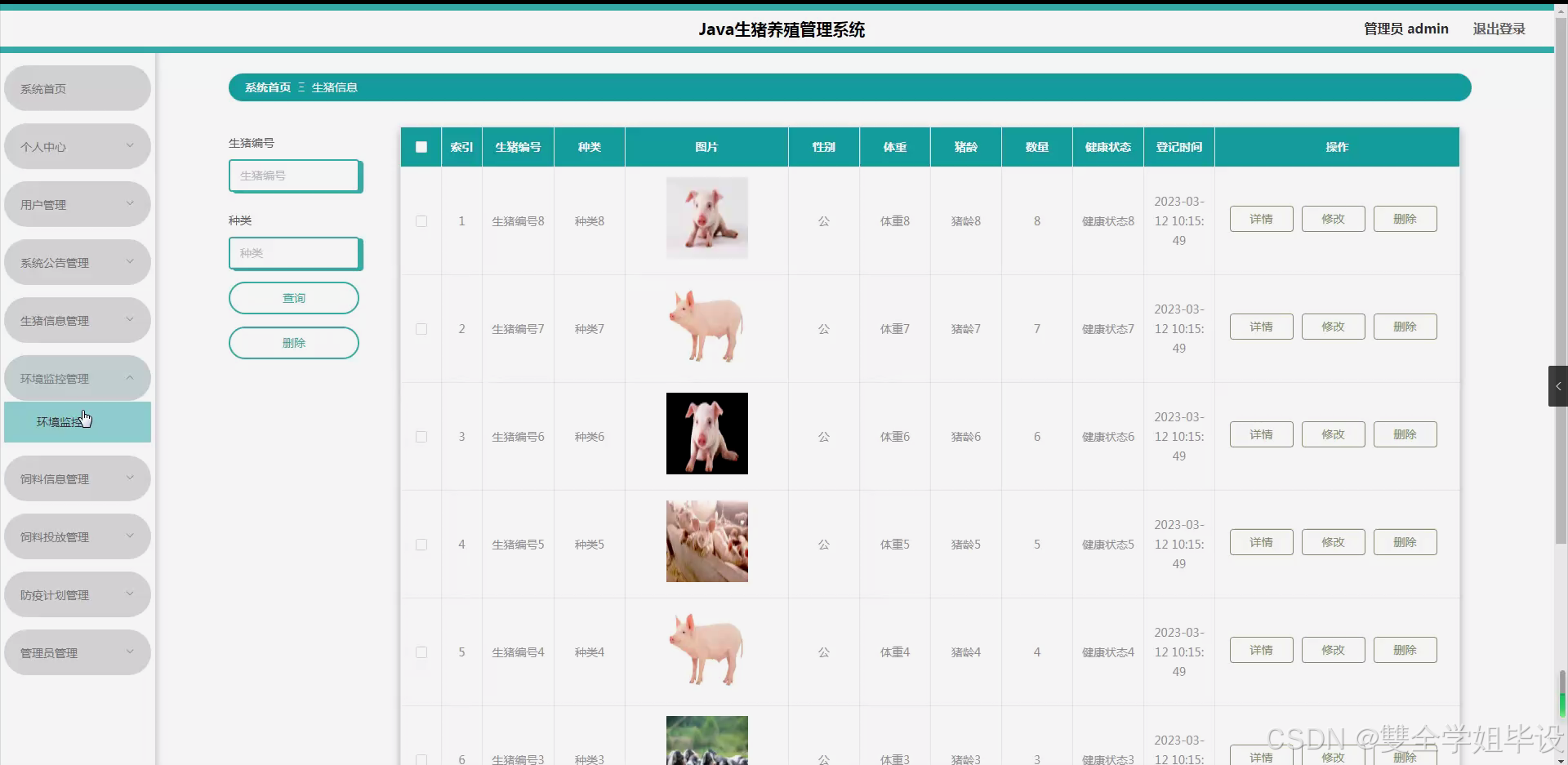 开题flask框架生猪养殖管理系统(程序论文python)python的flask搭建养殖 Csdn博客