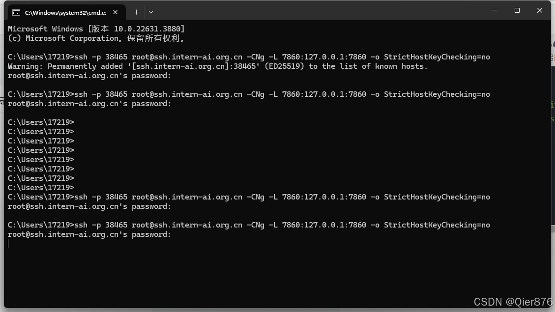 InternLM Linux端口映射 学习笔记-CSDN博客