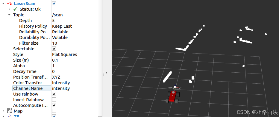【ROS2深度RGBD相机点云仿造2D激光雷达】sensor_msgs/msg/PointCloud2转sensor_msgs/msg/LaserScan的自定义激光雷达仿真器_ros ...