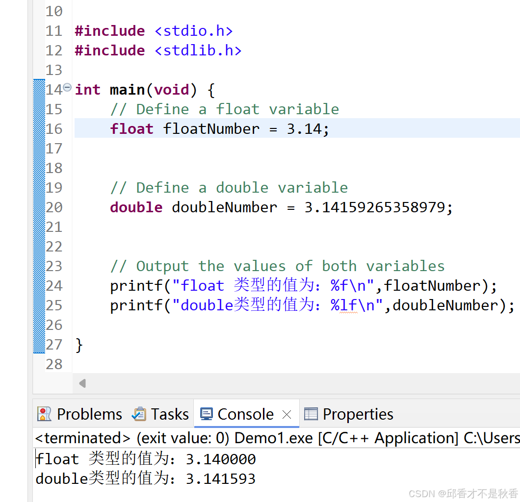 【C】float和double什么区别？并且printf是如何处理这两个类型输出的？_printf double-CSDN博客