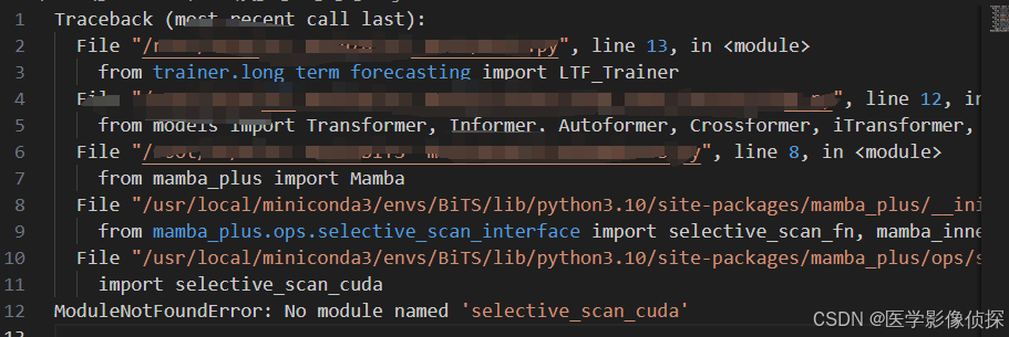 Mamba:安装过程出现 No module named ‘selective_scan_cuda‘问题-CSDN博客
