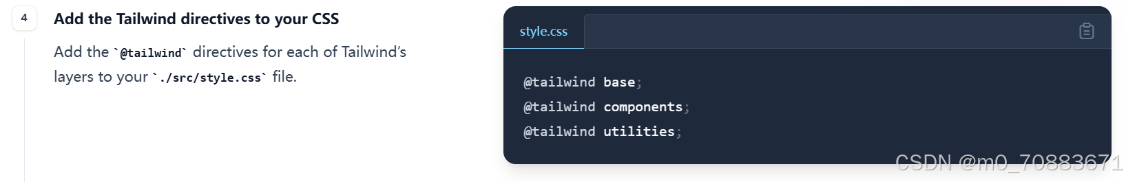 Vue3/Vue2整合tailwindcss详细教程_vue安装tailwindcss-CSDN博客