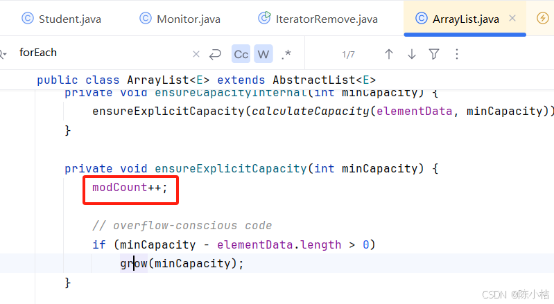 为什么java的ArrayList中使用for-each删除元素会报错？_java for each remove 方法为什么会失败-CSDN博客