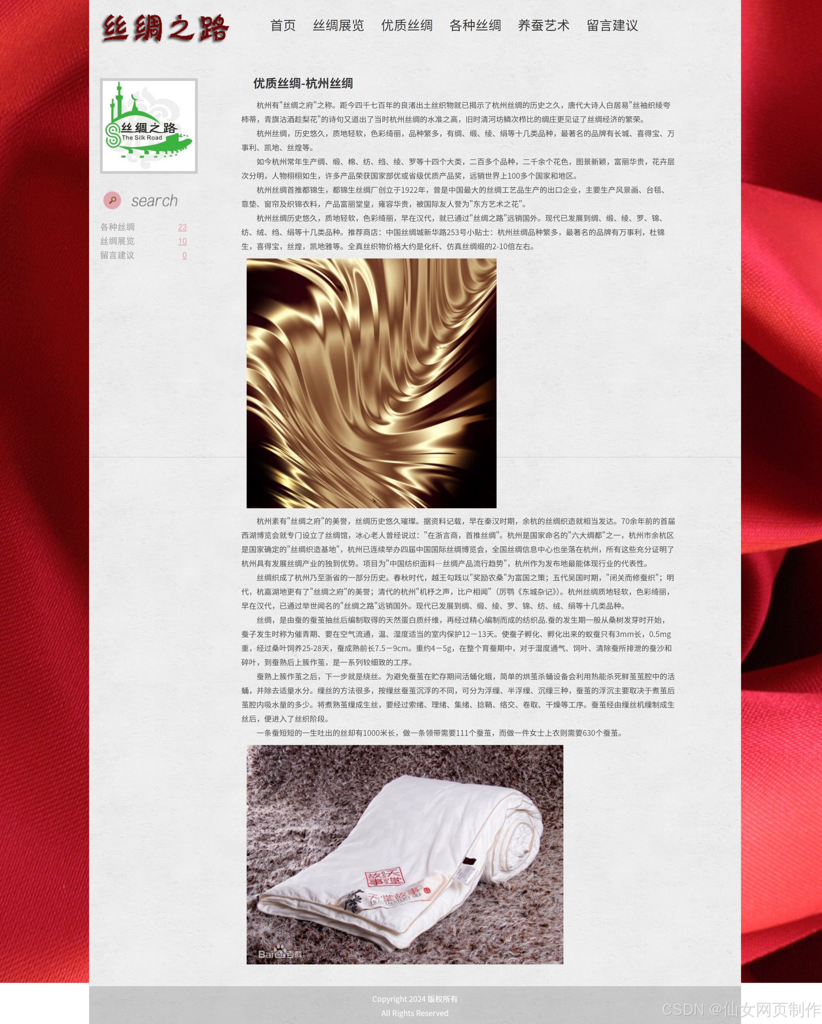 626.大学生HTML期末大作业 —【丝绸之路文化主题网页(页)】 Web前端网页制作 html+css+js-CSDN博客