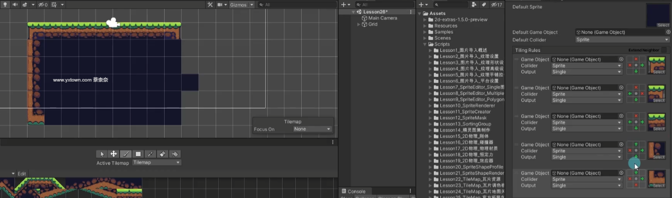 Unity学习--2D相关--[Tilemap]瓦片扩展包_瓦片地图拓展包unity2022下哪个版本-CSDN博客