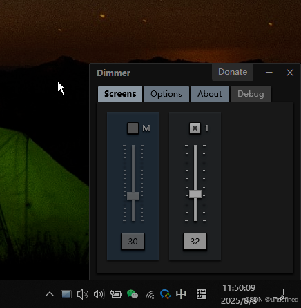 Dimmer：Windows 屏幕亮度调节，多屏独立调暗轻量免装_dimmer下载-CSDN博客