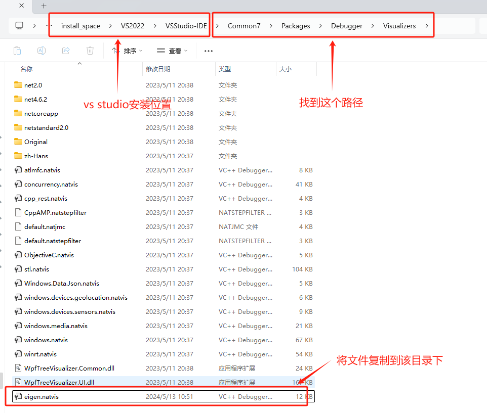 VS Studio 使用Debug看Eigen内部值的时候，无法完全显示_vs怎么查eigen库-CSDN博客