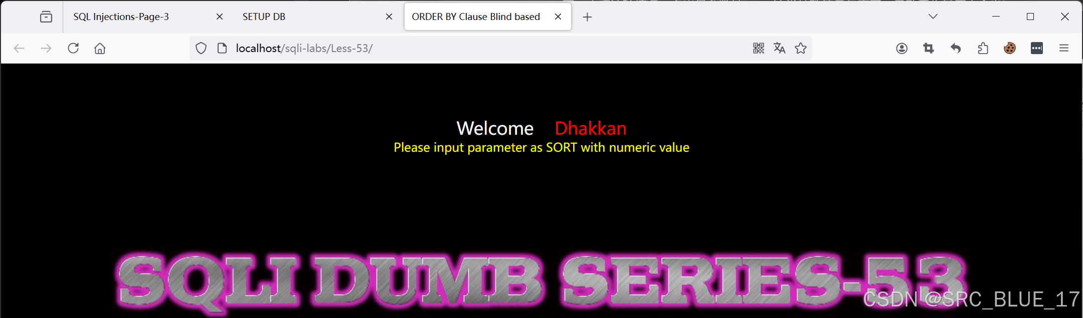 SQLI LABS | Less-53 GET-GET-Blind Based-ORDER BY CLAUSE-String-Stacked-Injection-CSDN博客