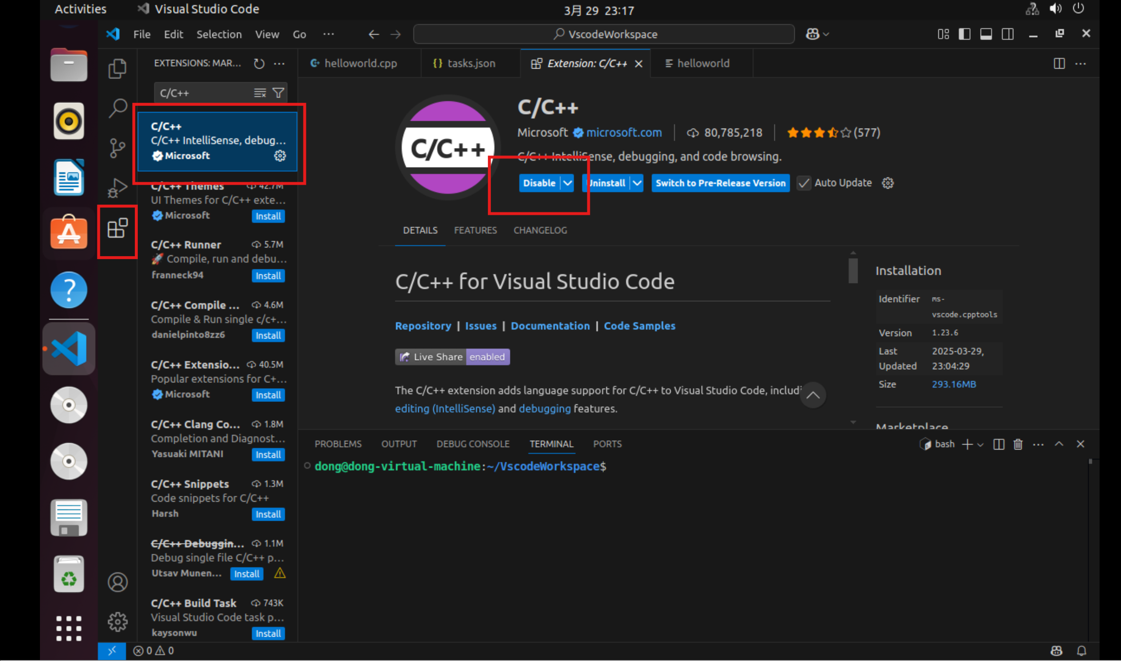 Ubuntu22.04.5配置（VScode + gcc + g++ + ESP32）_ubuntu22.04.5 gcc依赖包合集-CSDN博客