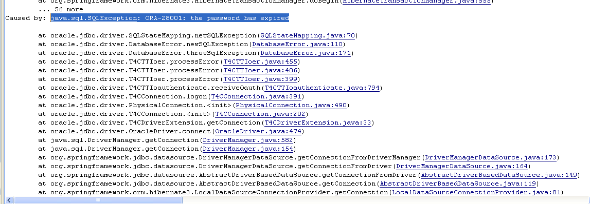 java.sql.SQLException: ORA-28001: the password has expired-CSDN博客