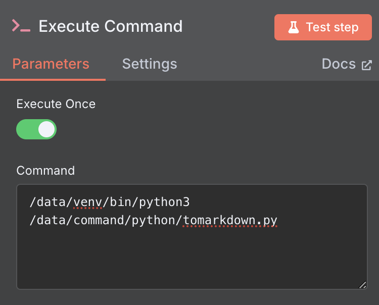 n8n 中运行外部 Python 文件并持久化虚拟环境安装第三方库的最佳实践_n8nexecute command-CSDN博客
