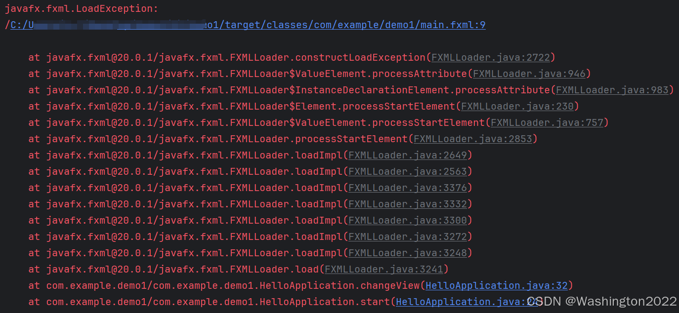 Javafx加载fxml文件报错 Javafxfxmlloadexception 解决办法caused By Javafxfxmlloadexception Csdn博客