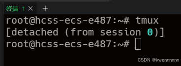 Tmux 总结_tmux new session-CSDN博客