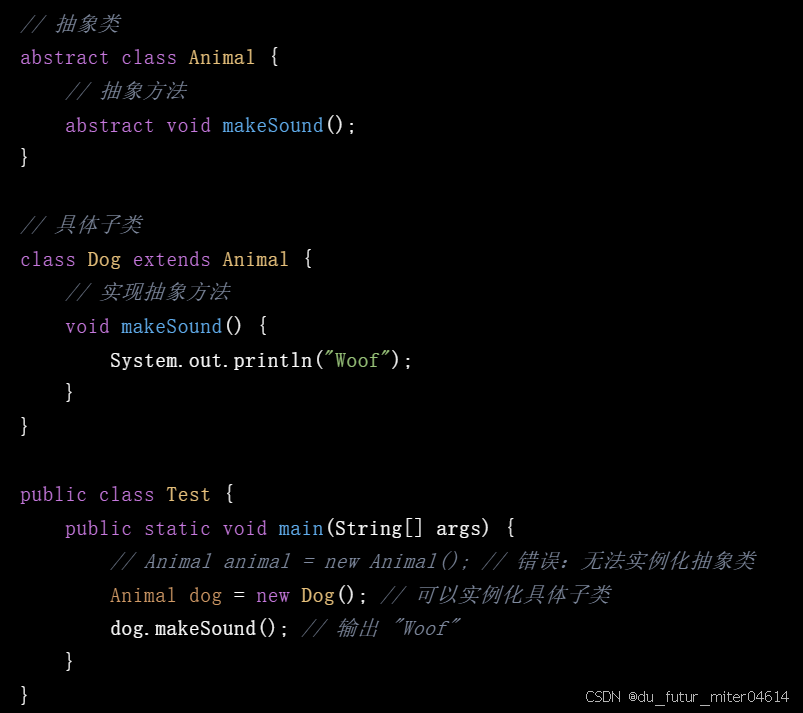 Java面向对象：三个修饰符(ABSTRACT,STATIC,FINAL)_final修饰符修饰方法时,不能和以下哪个修饰符共用-CSDN博客