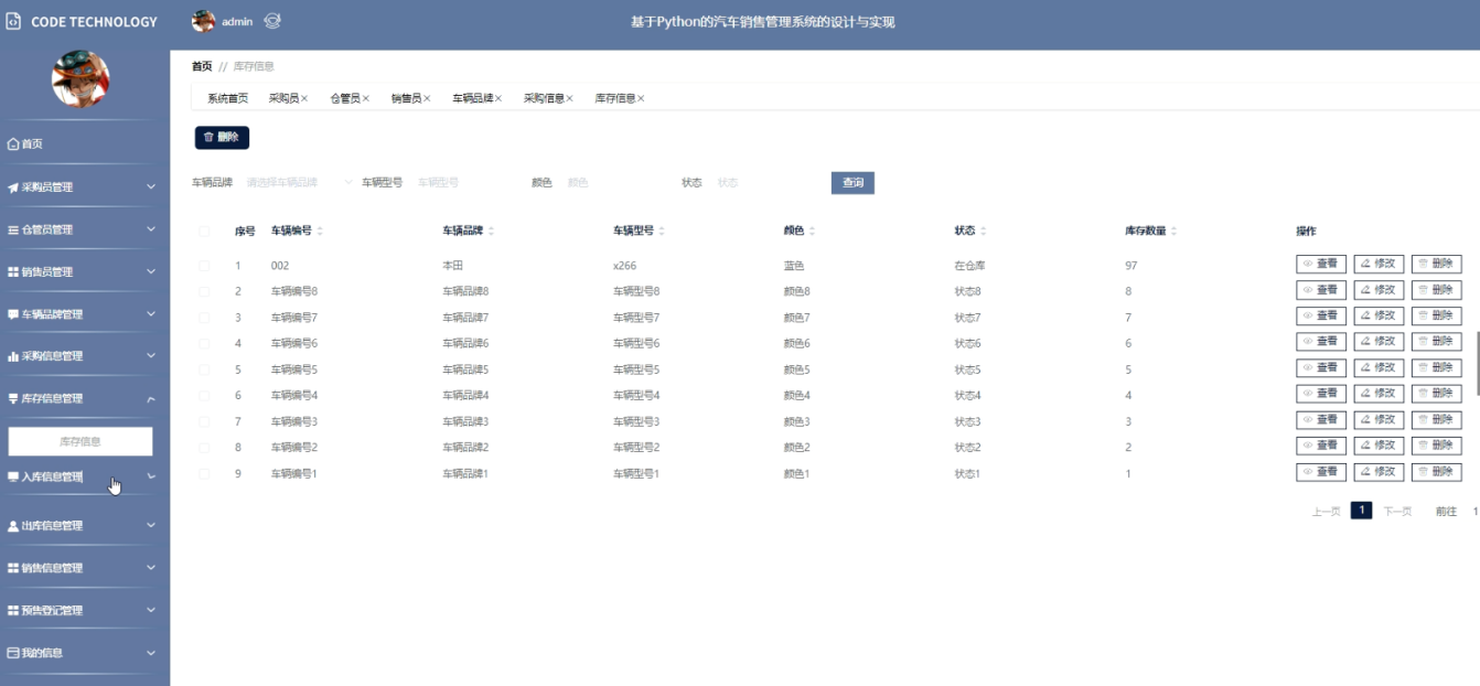 基于python的汽车销售管理系统设计和实现源码论文部署讲解等基于python的汽车销售数据分析的设计与实现 Csdn博客