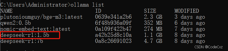 Ollama+DeepSeek-R1:1.5+CherryStudio本地部署，离线使用_ollama run deepseek-r1:1.5b-CSDN博客