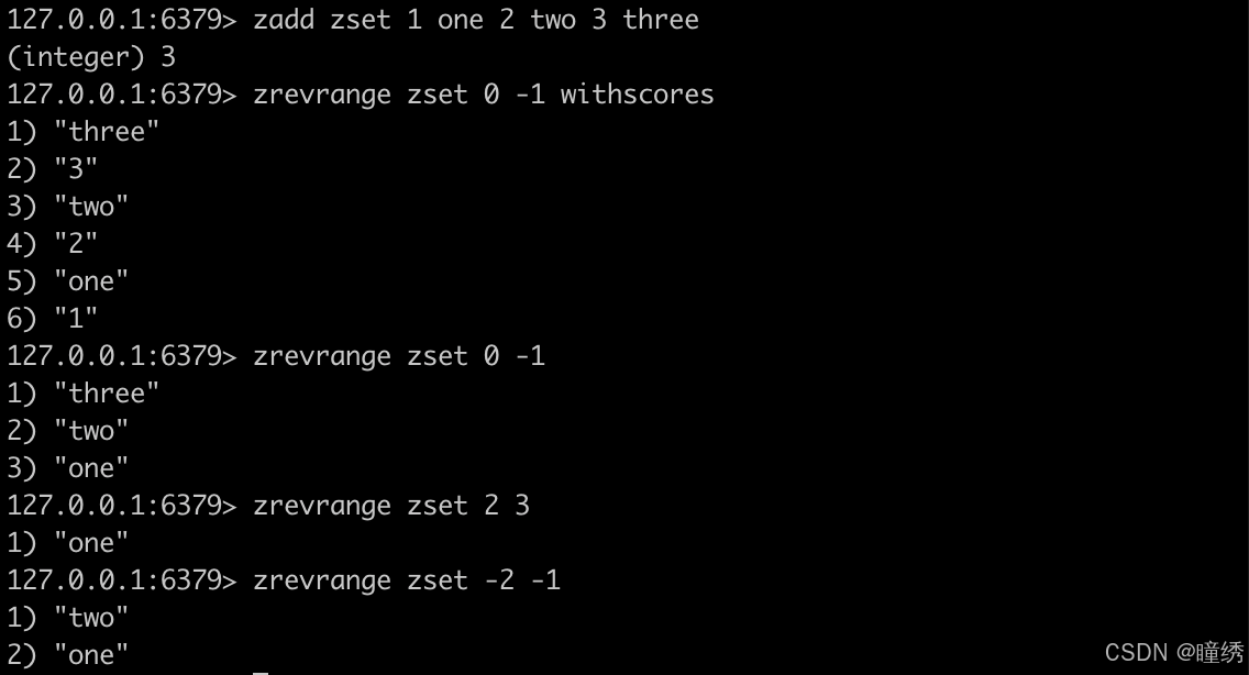 【redis初阶】Zset 有序集合类型_zset返回有序-CSDN博客