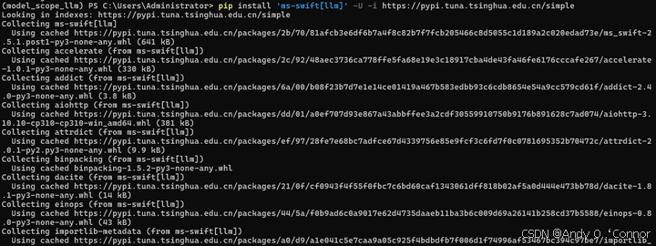 【LLM模型】【自我认知微调】实践基于【ModelScope】的【ms-swift】框架【CPU】方式_swift 微调大模型 一直用cpu-CSDN博客