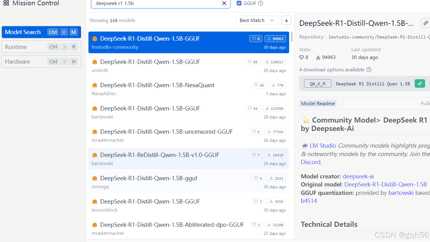 解决LM无法搜索并下载DeepSeek模型的问题（There was an error fetching results from Hugging Face, please try again ...