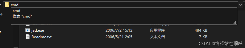 jad【Java文件反编译Class文件】_jad下载-CSDN博客