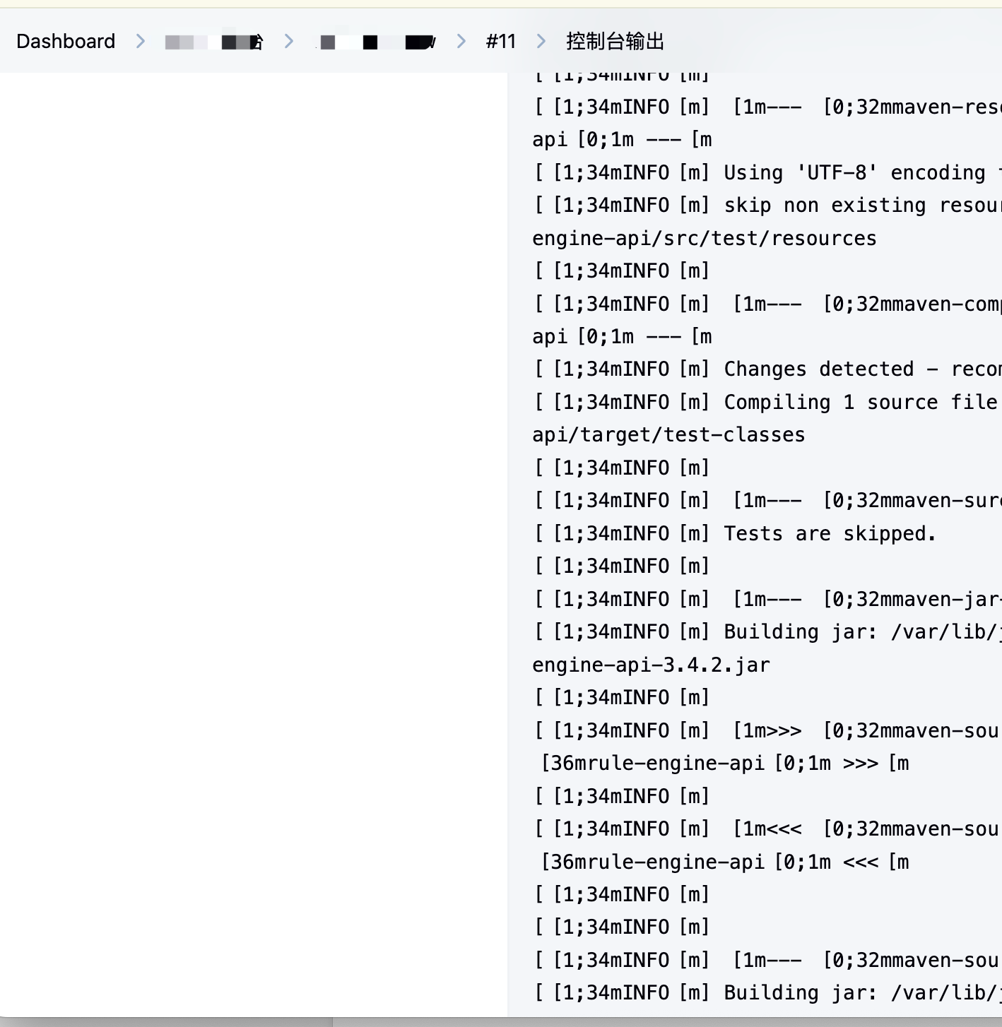 Jenkins控制台日志乱码[1；32m [1；34m [1m [m 控制台日志乱码_jenkins日志乱码-CSDN博客