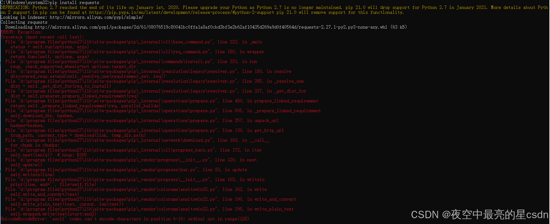 解决windows环境不能使用pip正常安装python模块的问题windows 11 Python2 Pip 无法安装模块 Csdn博客