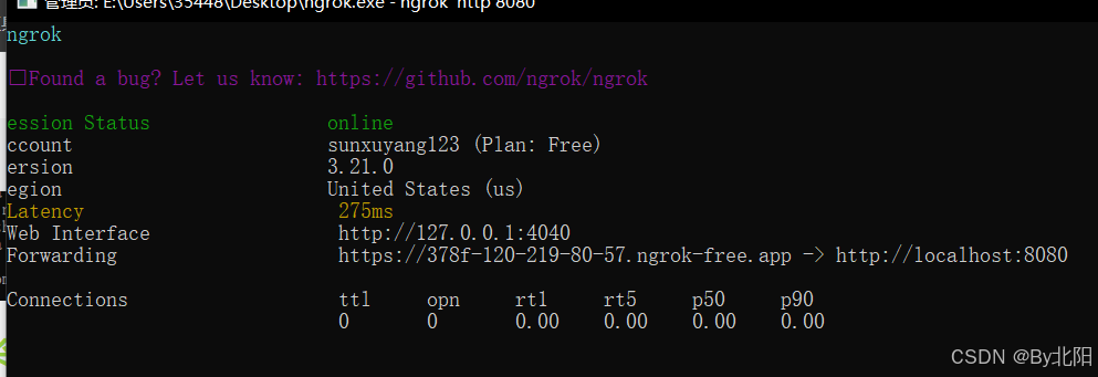 Usage of ngrok requires a verified account and authtoken.Sign up for an account: https ...