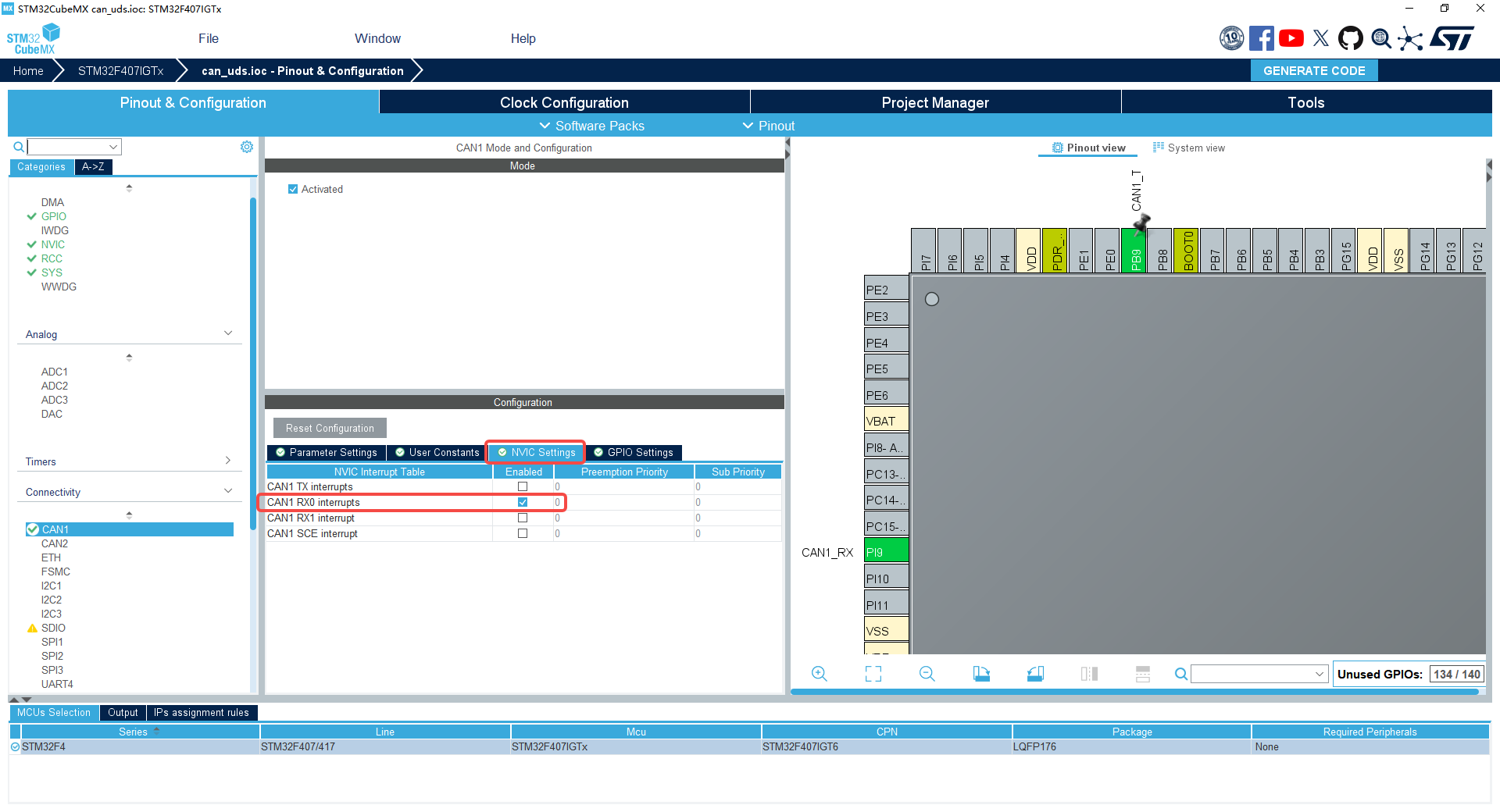 【HAL库】基于STM32F407的CAN通信实现--工程配置_stm32f407 cubemx can-CSDN博客