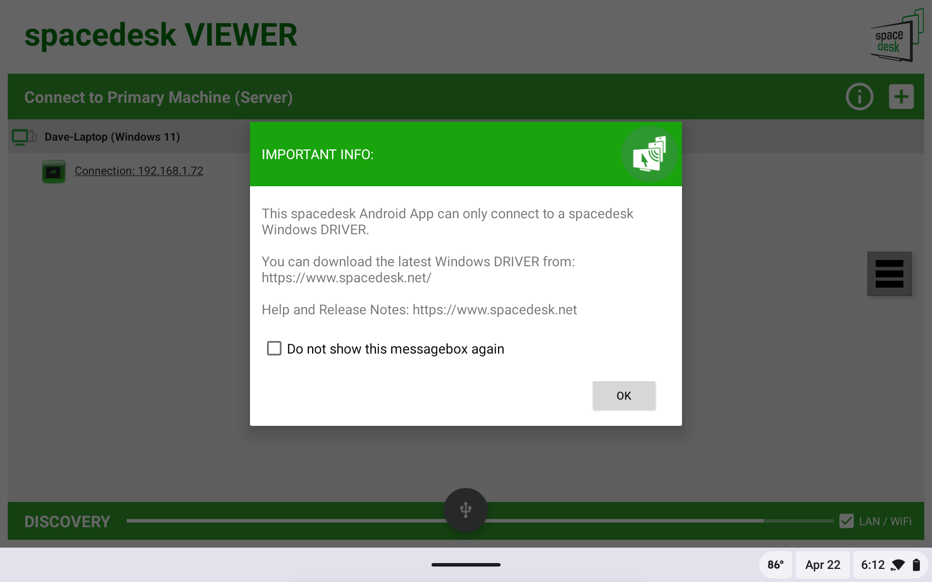 自用文 SpaceDesk ＞ 扩展桌面软件 让平板设备 ChromeOS iPAD Android设备 Windows设备 成为 Windows 的投屏或扩展屏_spacedesk ...