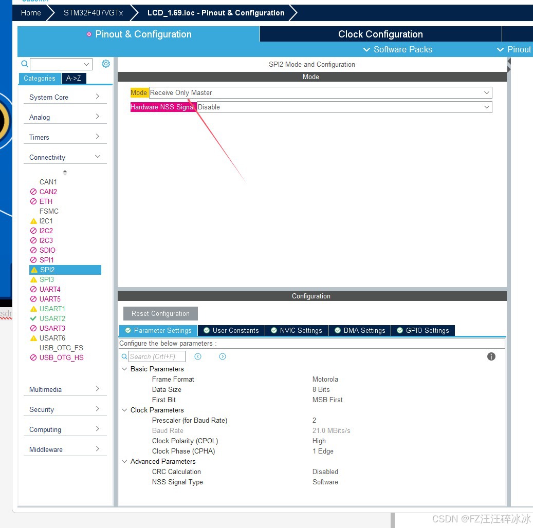STM32 HAL库spi读取mt6701角度值_mt6701 spi-CSDN博客