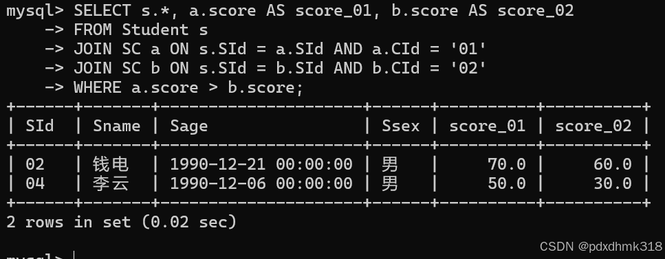 50道SQL练习题-CSDN博客