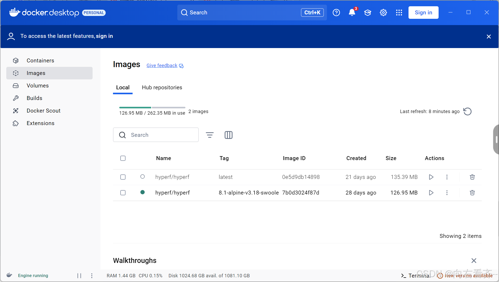 Hyperf安装及测试运行_hyperf安装时跳出的提示-CSDN博客