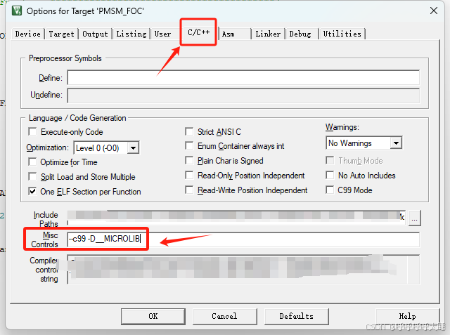 Keil5 MDK 旧版本手动启用 C99/GNU 模式的解决方案（无需重装，低成本适配工程）_keil c99-CSDN博客