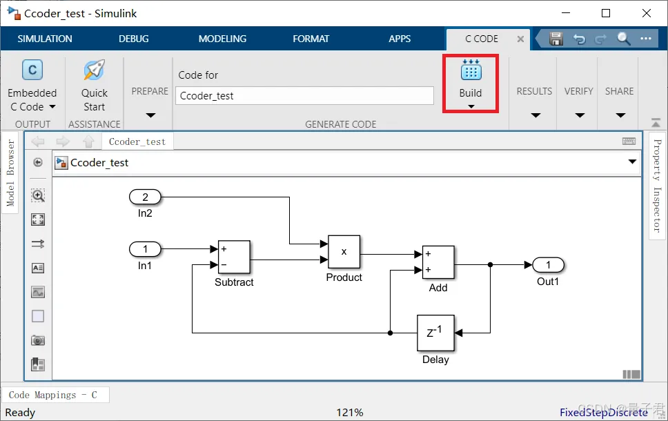 【Matlab学习日记】① Sinmulink自动代码生成教程_matlab自动生成代码-CSDN博客