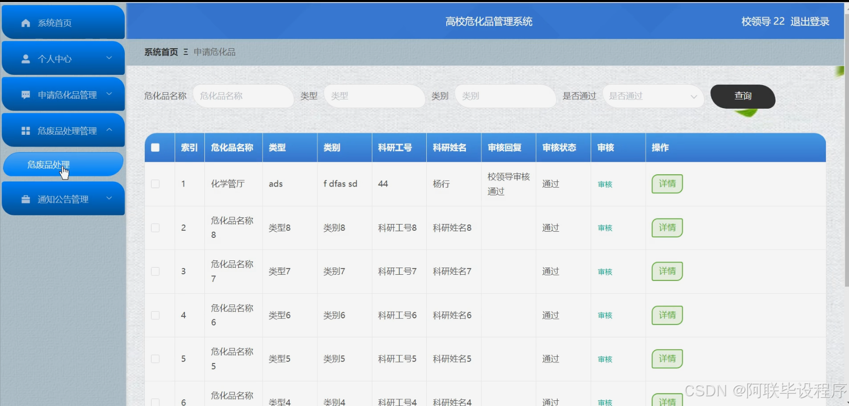 Pythonflask计算机毕业设计高校危化品管理系统（程序开题论文）危化品管理系统 源代码 Csdn博客