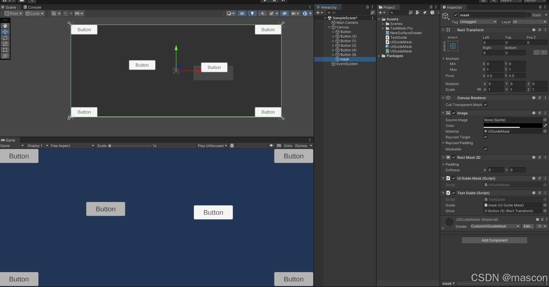 U3D挖洞遮罩_unity 引导挖洞-CSDN博客