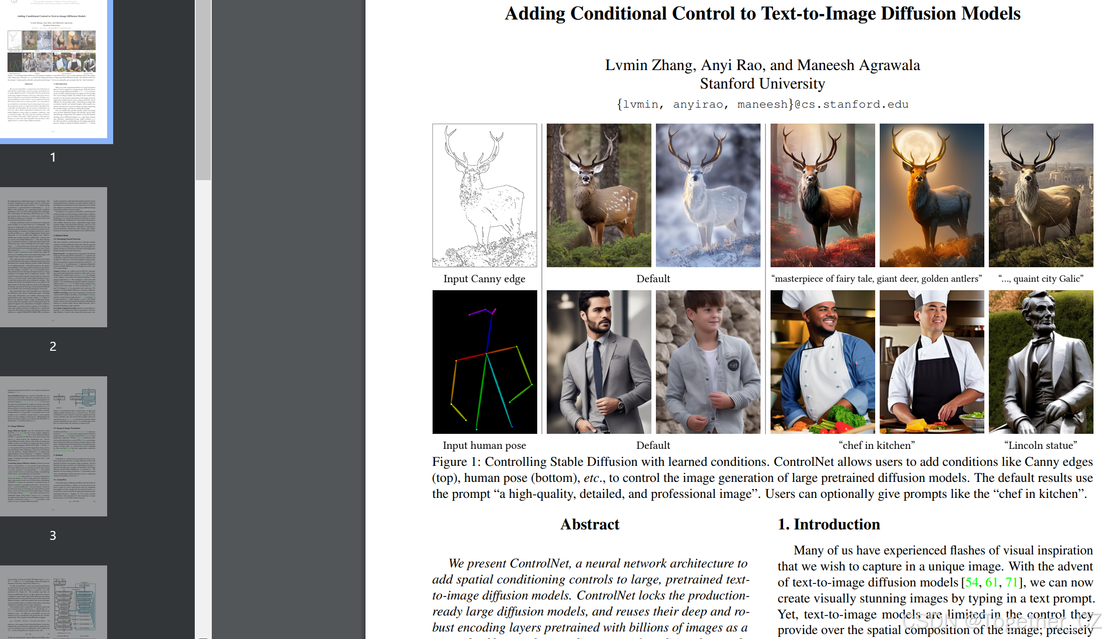 Controlnet :adding Conditional Control To Text To Image Diffusion Models——在文本到图像扩散模型中添加条件控制 Csdn博客