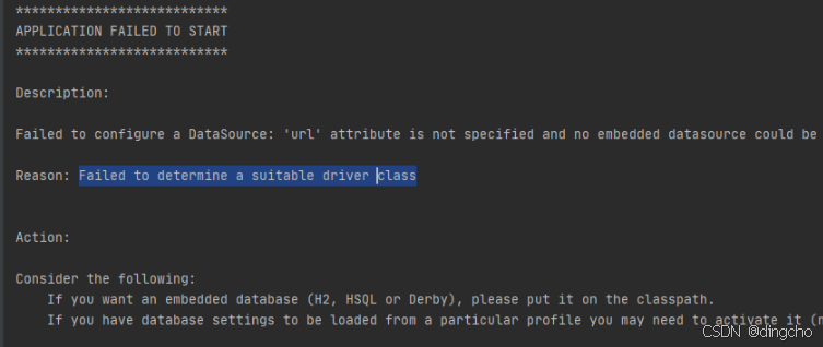 Spring2.x：Failed to determine a suitable driver class_failed to determine a suitable driver ...