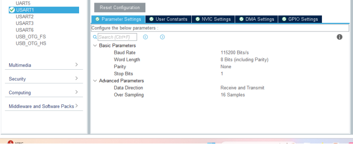 STM32关于串口轮询、中断、DAM、重定向的使用（教程）_stm32 dam-CSDN博客