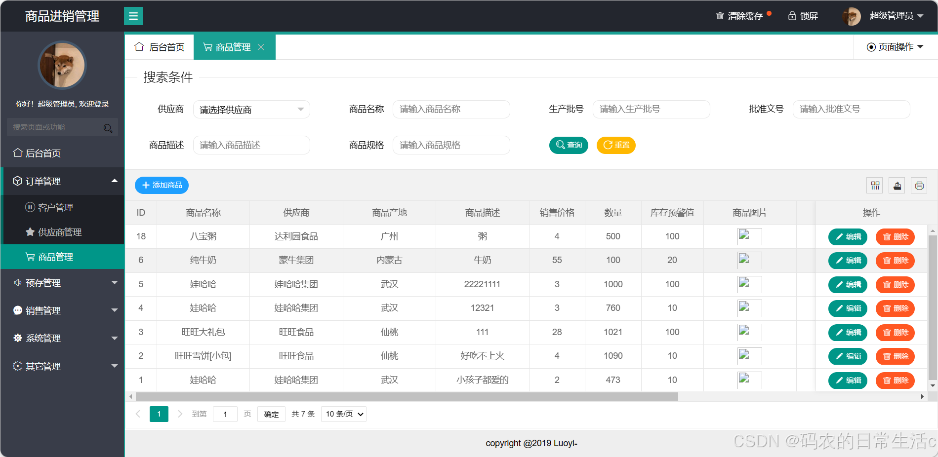 【springbootmaventhymeleafmysql】商品进销存管理平台(附源码数据库脚本)mysql入库管理软件源码 Csdn博客