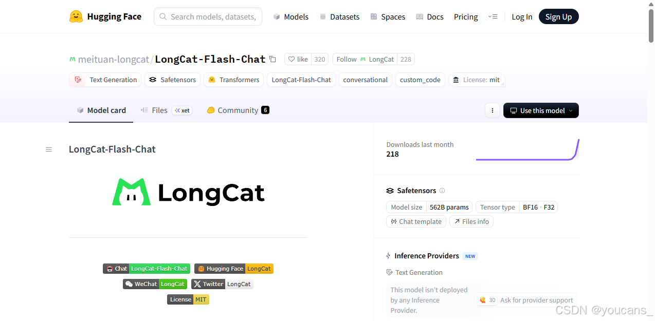 美团龙猫大模型（LongCat-Flash-Chat）1. 快速入门-CSDN博客